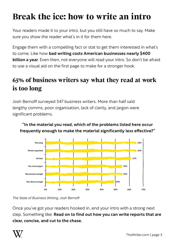Writing reports that get read | The Writer