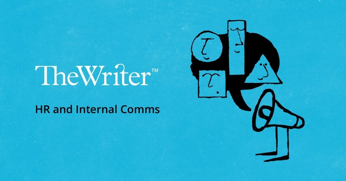 HR & internal comms | The Writer